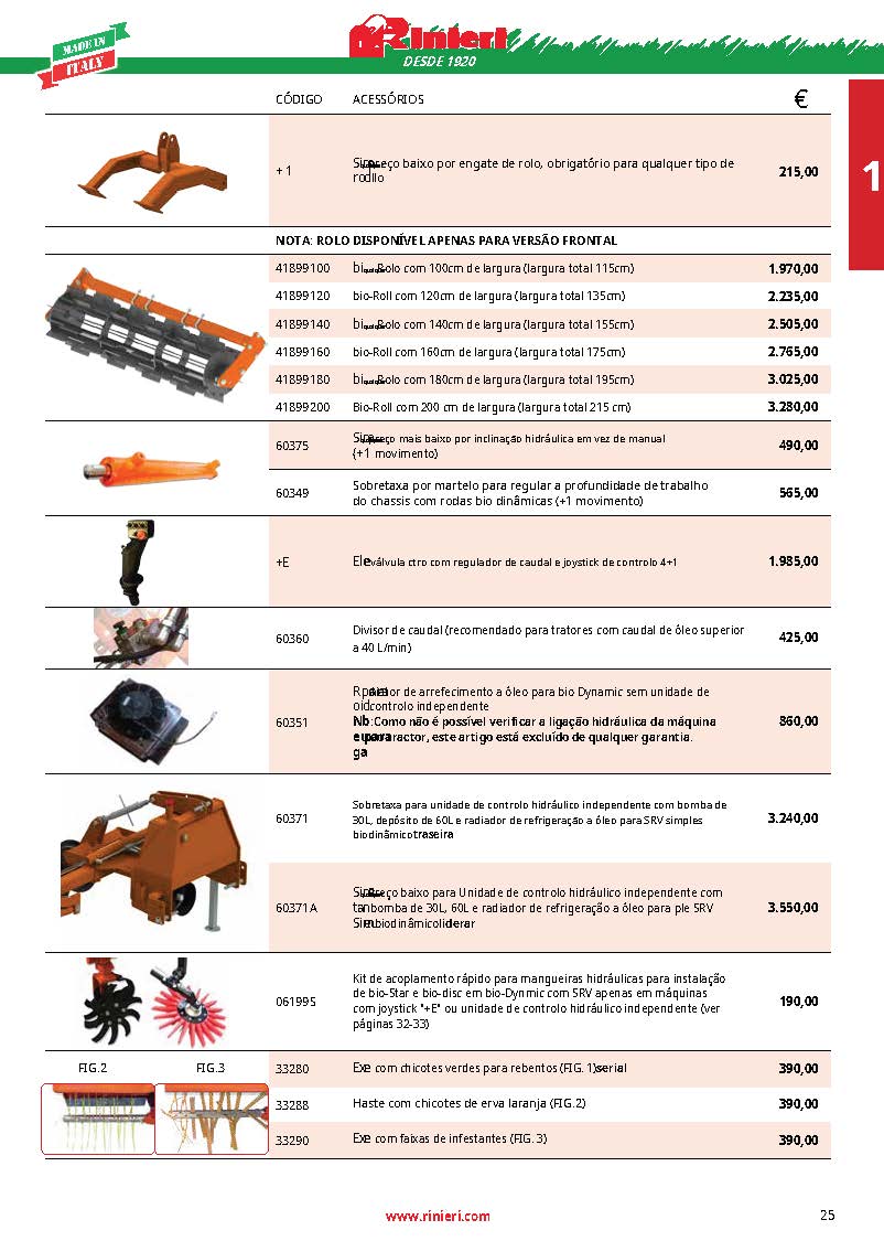 INTERCEPAS DESBROTADORA EM CHASSI BIO-DYNAMIC RINIERI SRV SIMPLES ...