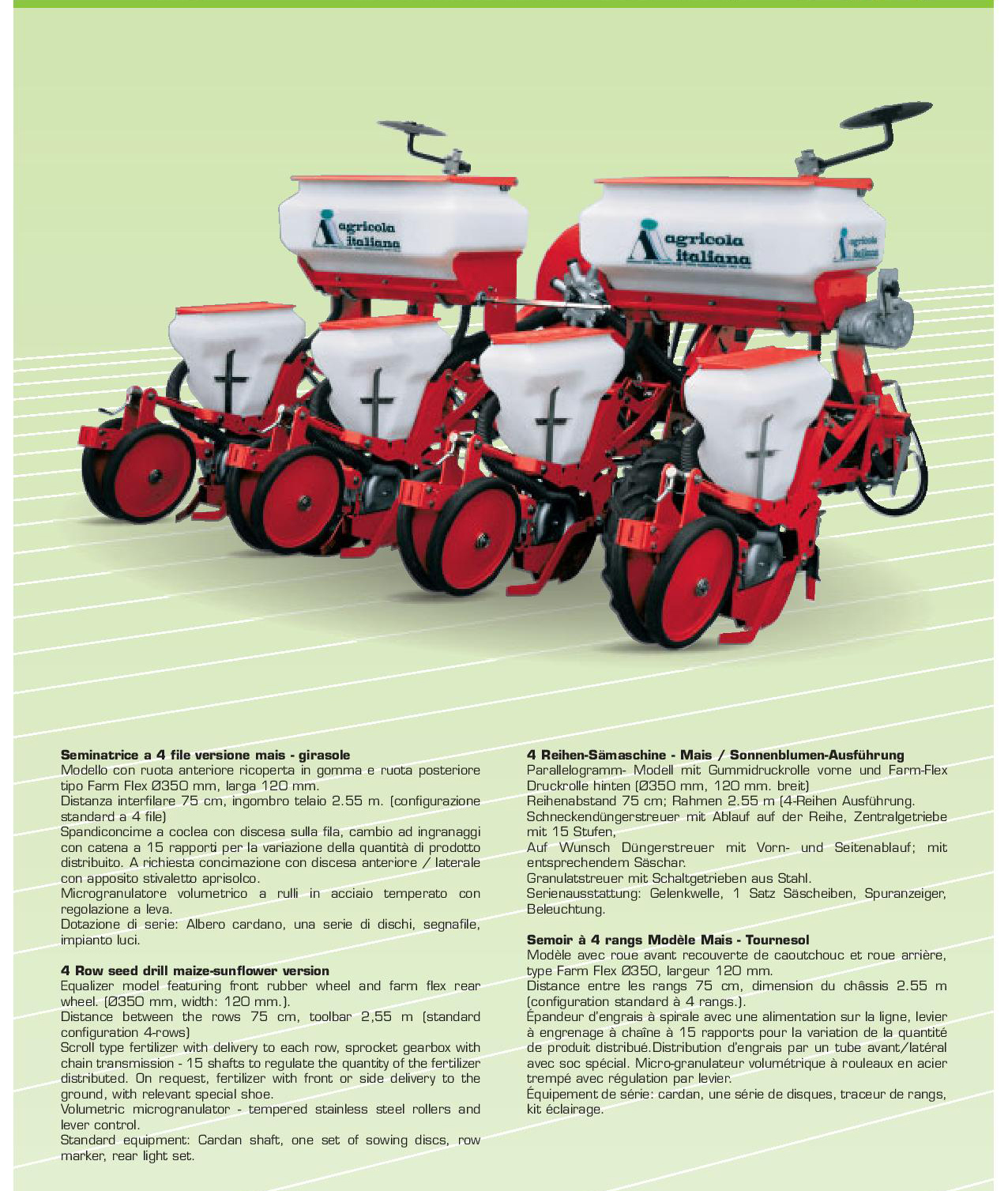 SOWER IN PRECISION AGRICOLA ITALIANA PK-250 - Fialhostore