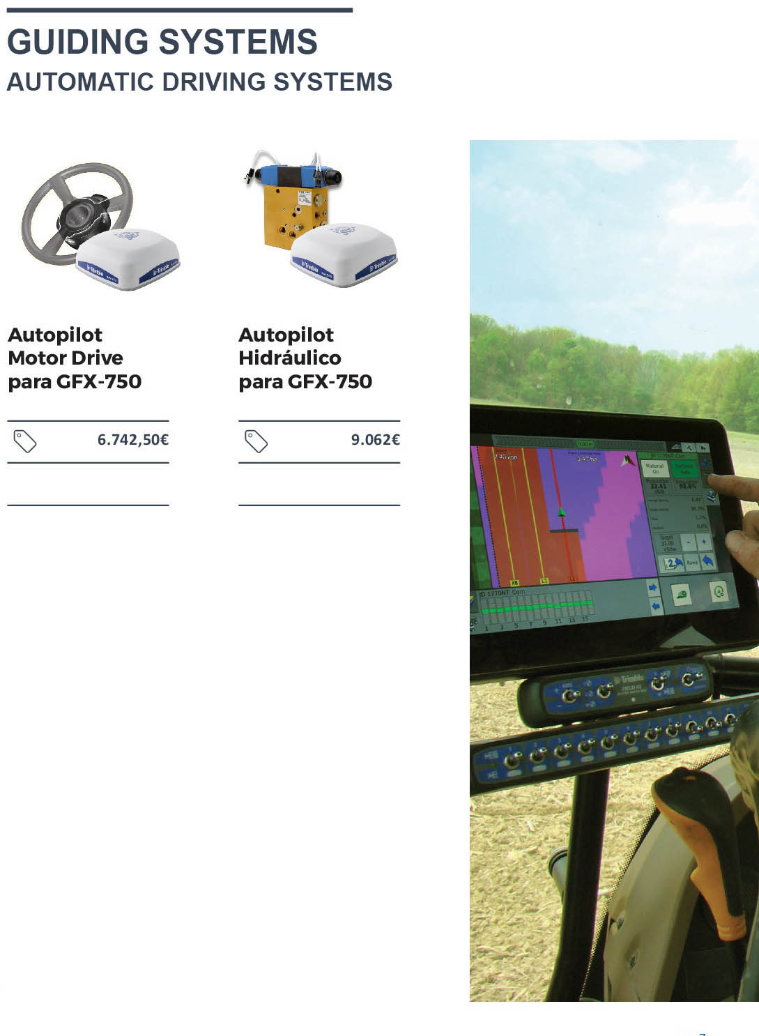 AUTOMATIC DRIVE SYSTEM TRIMBLE FOR GFX-750 - Fialhostore