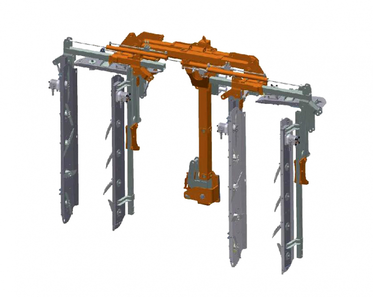 CUTTER RINIERI CRV TOWER-2 PLUS INVERTED WITH BARS OF KNIVES - Fialhostore